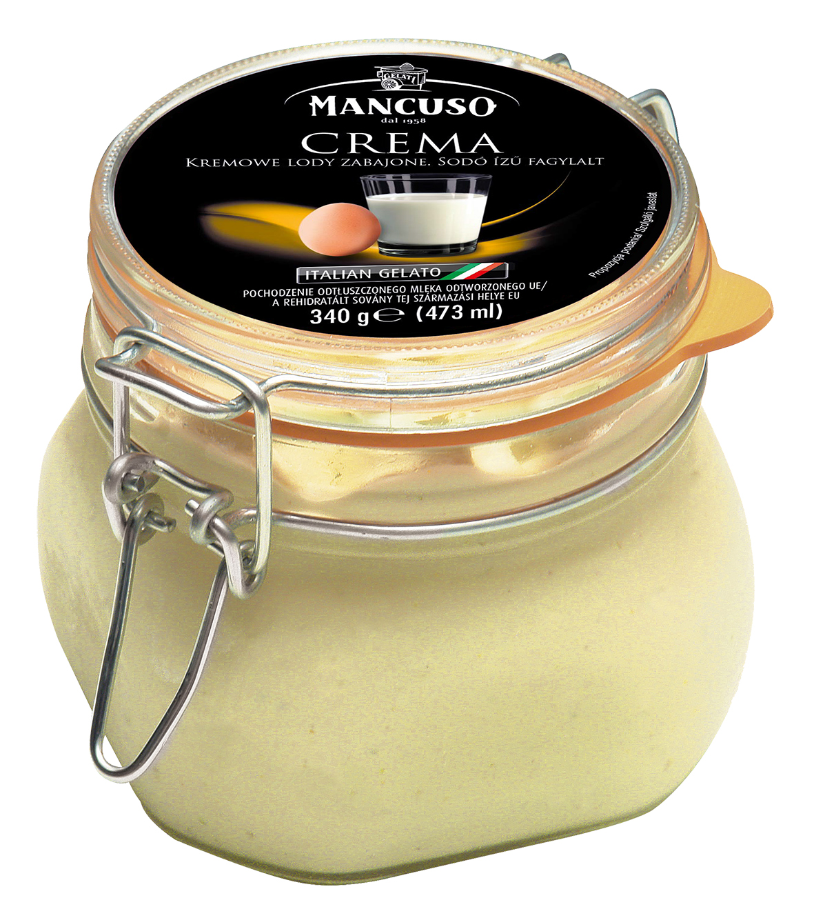 Lody zabajone, MANCUSO, , 473 ml | Mamyito.pl