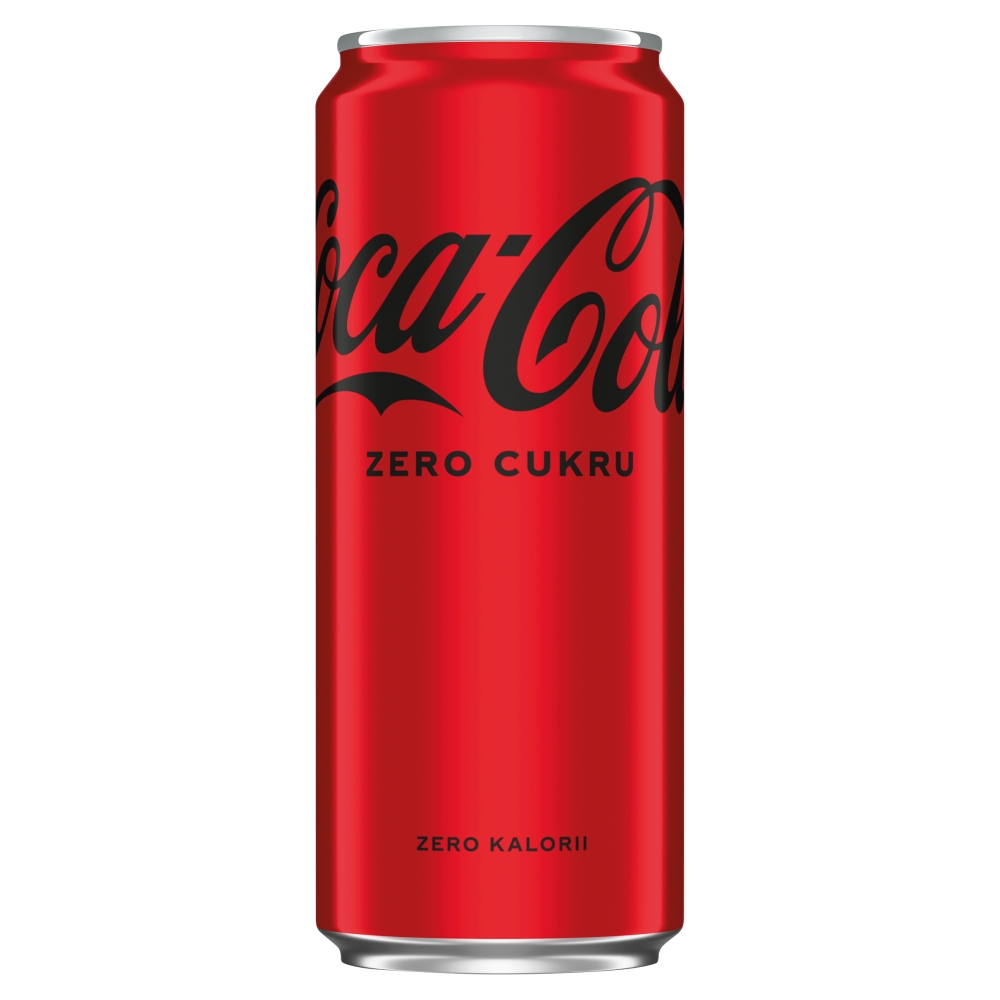 Napój gazowany bez cukru puszka, COCA-COLA ZERO, , 330 ml | Mamyito.pl