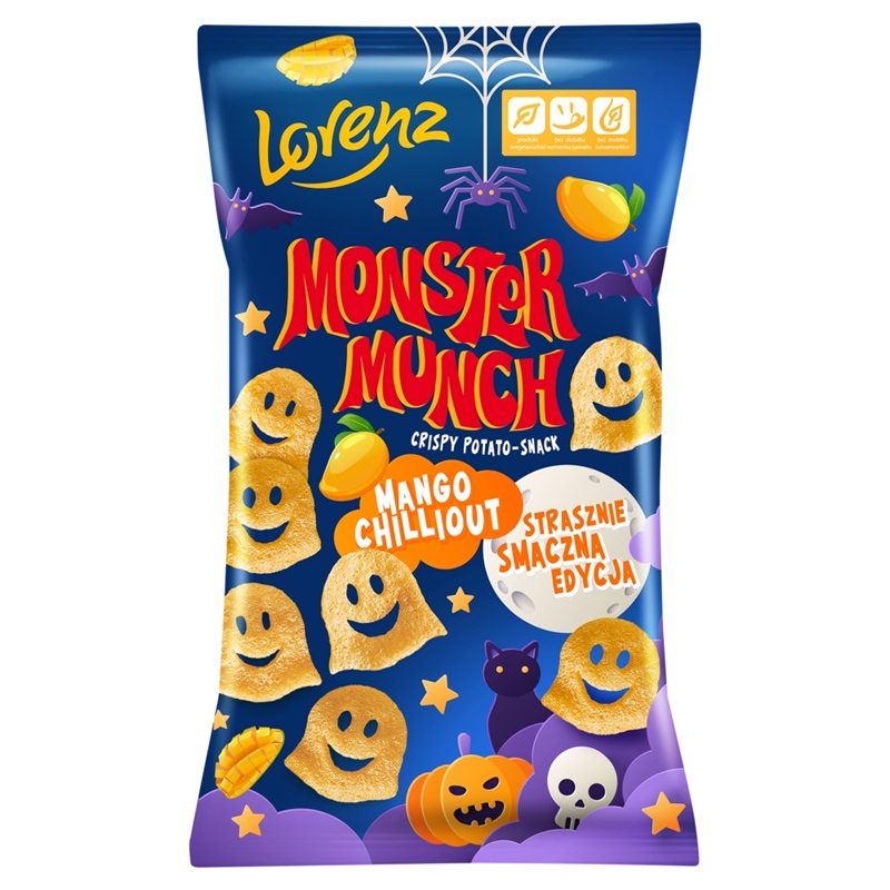 Chrupki ziemniaczane o smaku mango-chilli, MONSTER MUNCH, , 100 g ...