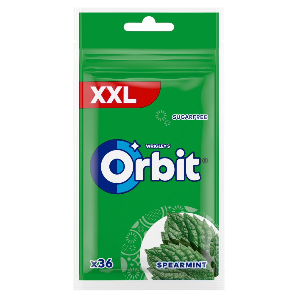 Guma do żucia bez cukru Spearmint 36 drażetek, ORBIT , , 50 g | Mamyito.pl